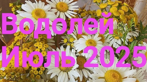 Водолей. Июль 2025 год. ☘️🦋💖
