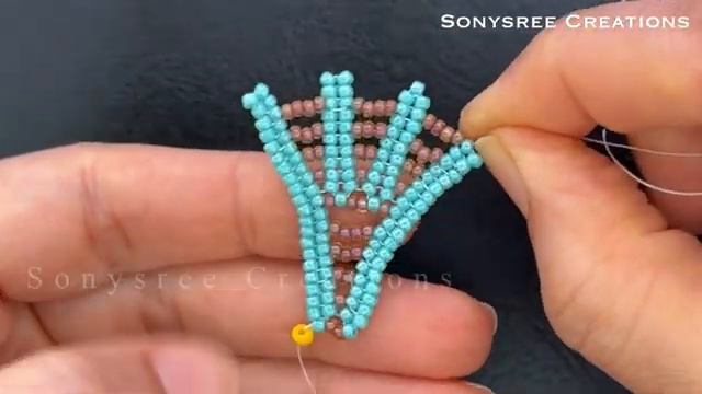 Колье Дракон. Dragon Necklace Herringbone Stitch Beaded Necklace [get-save.com]
