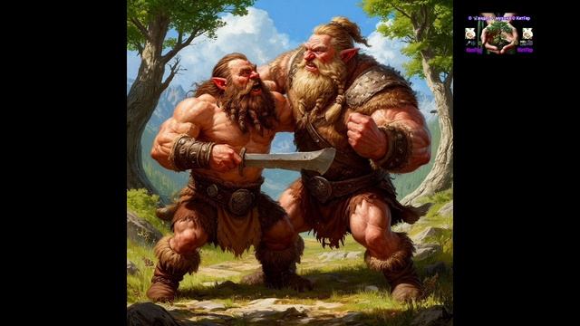 Гном и битва с кабанчиком.