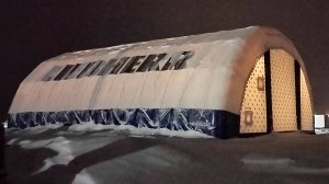 Надувной ангар 18,0х22,5х9,2 (КПК "Воздух")