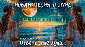 Волшебная тетрадь. "Ответь мне луна". Новая романтическая песня о луне, любви и одиночестве.