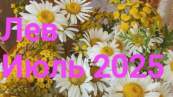 Лев. Июль 2025 год. ☘️🦋💖