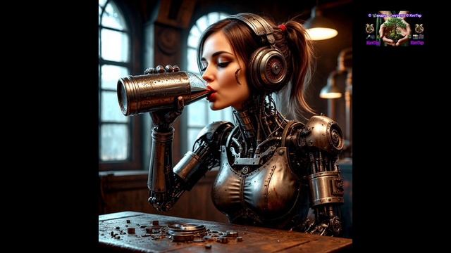Интересно, что пьют роботы-машинное масло?