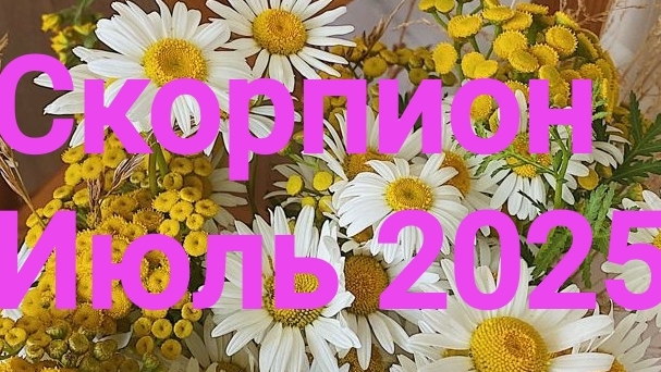 Скорпион. Июль 2025 год. ☘️🦋💖