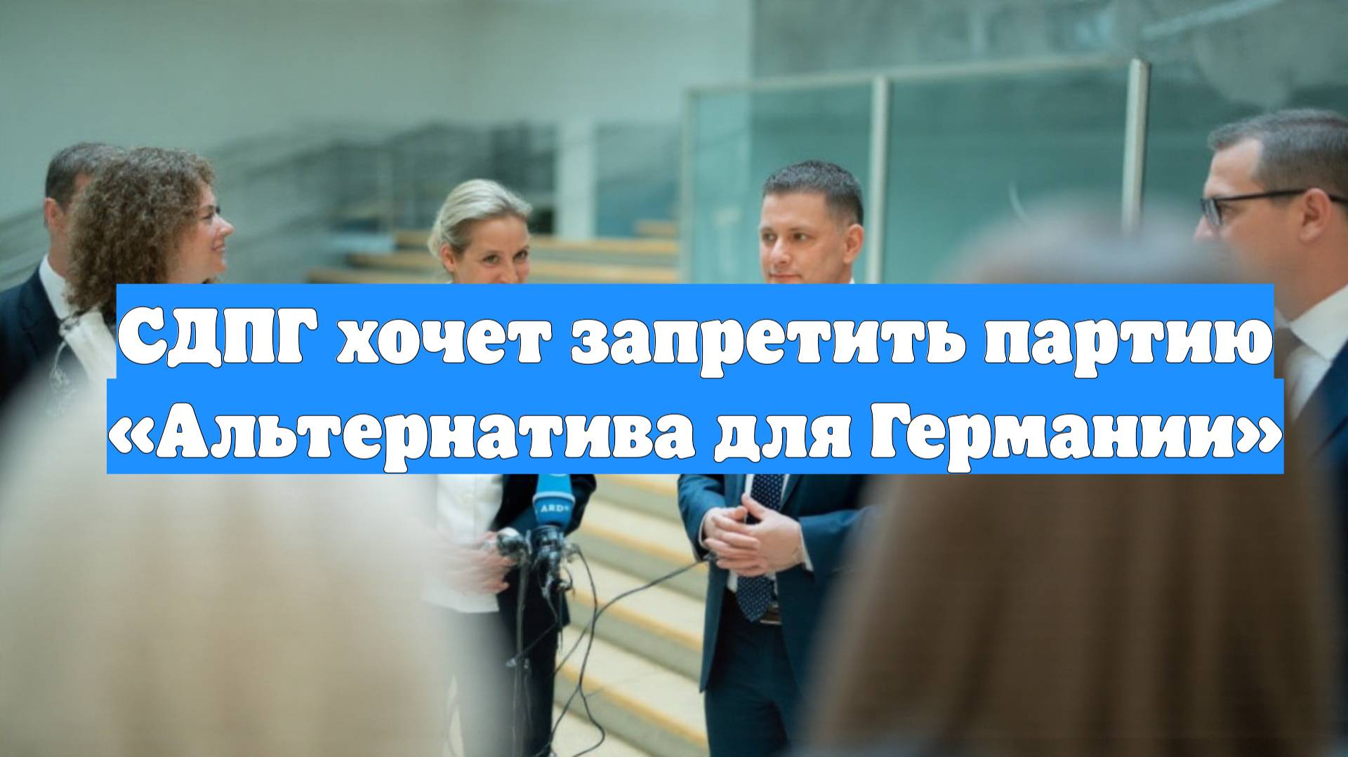 СДПГ хочет запретить партию «Альтернатива для Германии»