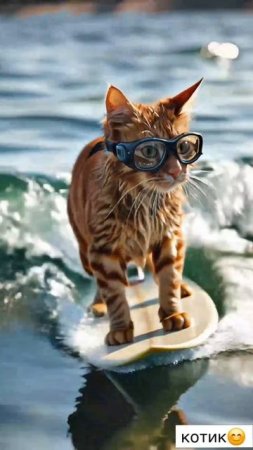 КОТИК СЁРФИНГИСТ 🏄