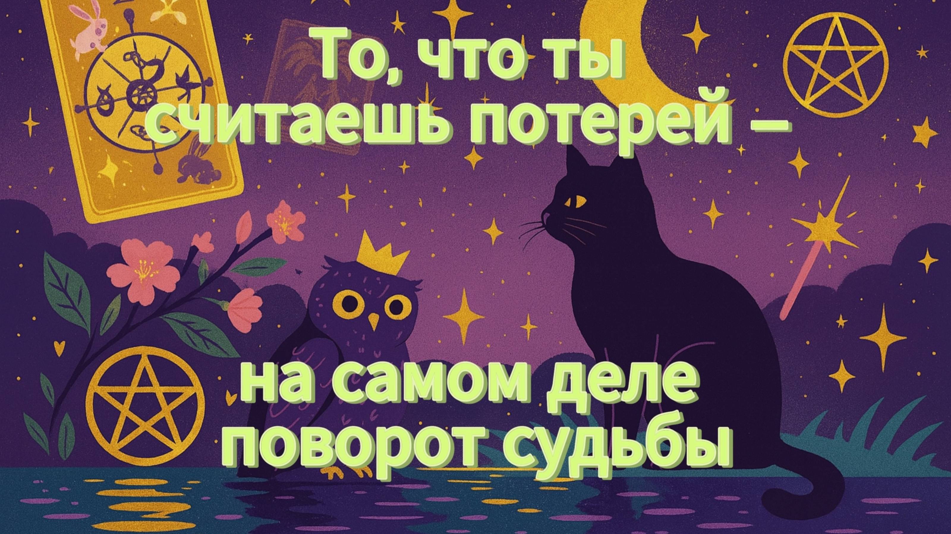 То, что ты считаешь потерей — на самом деле поворот судьбы Гадание на таро Tarot Reading