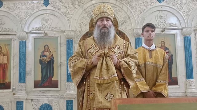 Проповедь владыки Гурия в день памяти свт. Феофана Затворника в Благовещенском соборе Арсеньева
