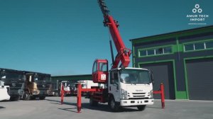 Автовышка на шасси ISUZU 4x2 с высотой подъёма 28 метров — идеальный инструмент для высотных работ!