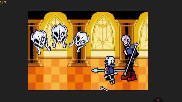 Dust sans vs lb sans and db papyrus
