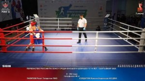 382 пф 46 кг ТАЛИПОВ Разат Татарстан ПФО - СОЛДАТОВ Максим Еврейская АО ДФО