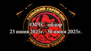 #МЧС_Обзор 23 июня - 30 июня 2025