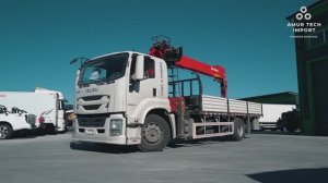 Бортовой КМУ HL2505 на шасси ISUZU Giga 4x2 — идеальное решение для вашего бизнеса!