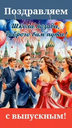 Поздравление для выпускников!