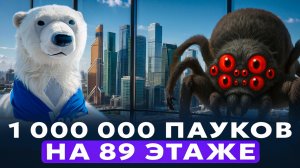 ОГРОМНЫЕ ПАУКИ ЗАПОЛОНИЛИ МОСКВА-СИТИ 😱