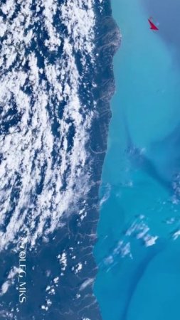 🚀 Олег Артемьев показал побережье Краснодарского края с борта МКС