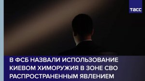 В ФСБ назвали использование Киевом химоружия в зоне СВО распространенным явлением