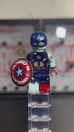 💭My collection of Lego Marvel minifigures (Captain America Zombie) №101