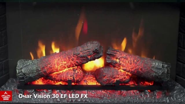 Электроочаг Vision 30 - краткий обзор работы