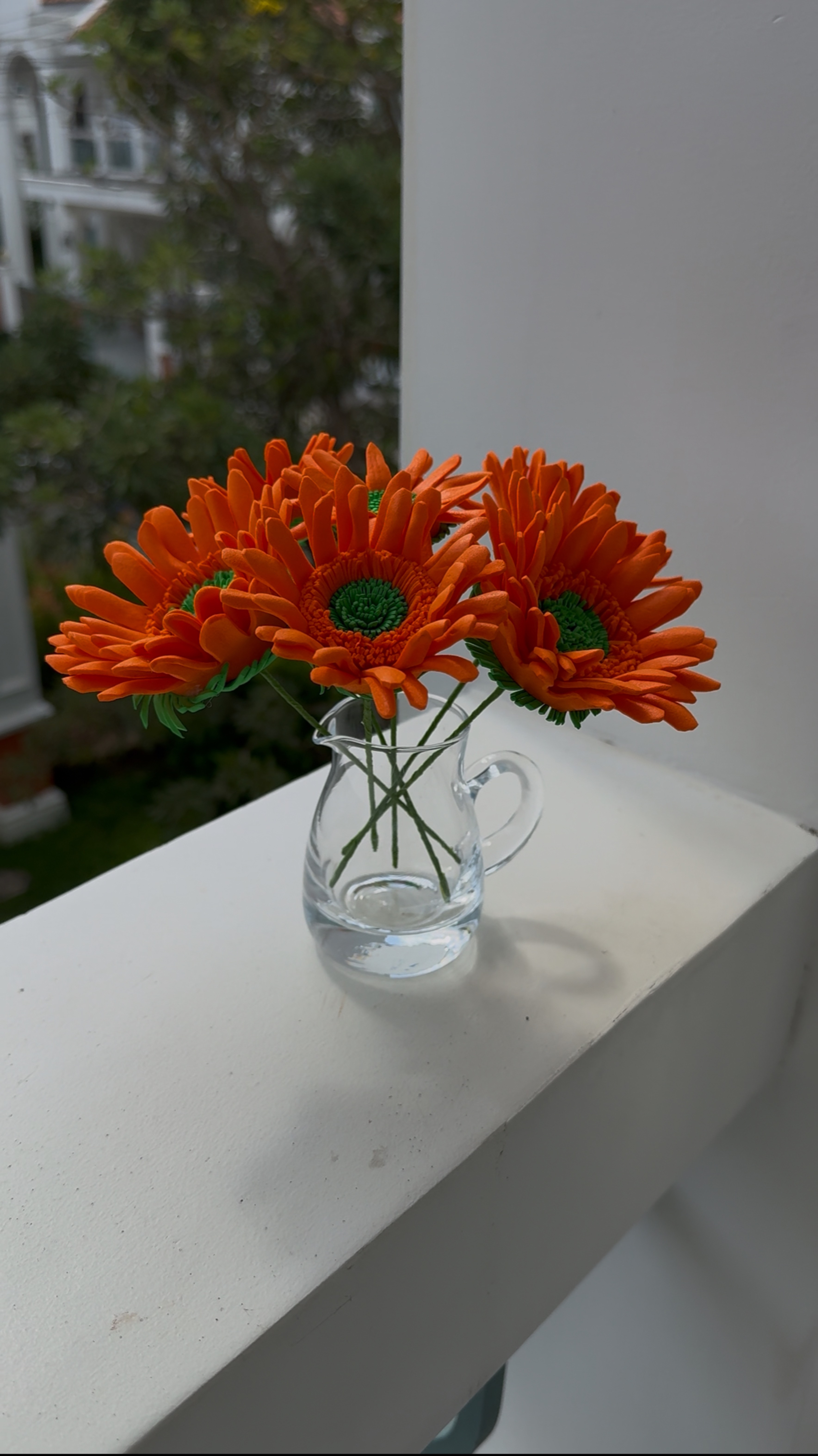 DIY герберы из фоамирана ❤️❤️❤️