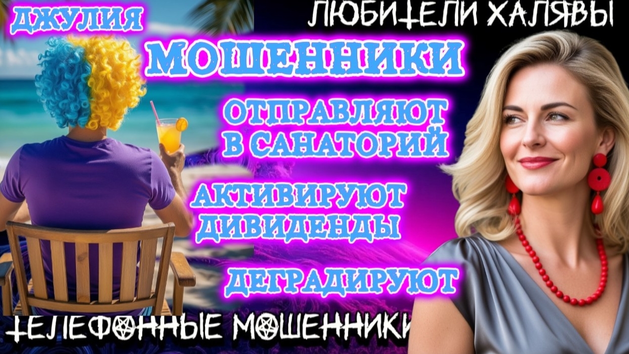 💫 ДЖУЛИЯ. МОШЕННИКИ ОТПРАВЛЯЮТ В САНАТОРИЙ И ДР | ТЕЛЕФОННЫЕ МОШЕННИКИ