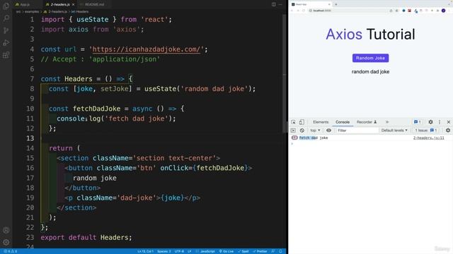 5. Setup Headers