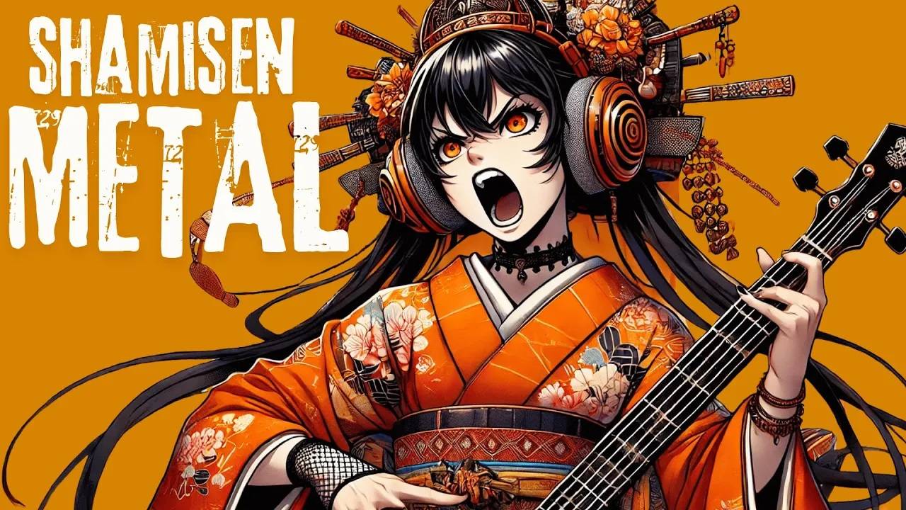 Shamisen METAL Japanese Perfect BGM for Study, Sleep, Work, and Gaming【和風BGM】