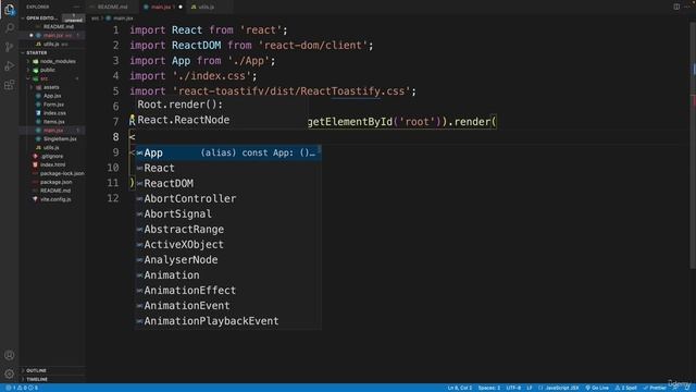 10. React Query - Install and Setup