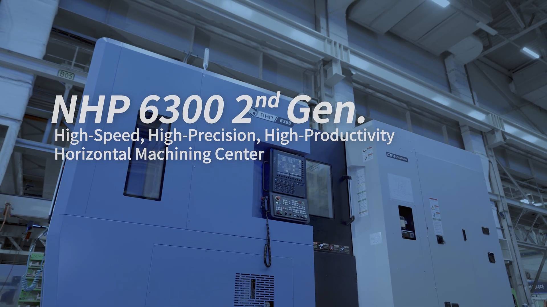 Горизонтально-фрезерный центр NHP 6300 (2-ое поколение) DN Solutions