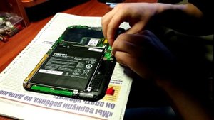 Замена сенсора на планшете Toshiba