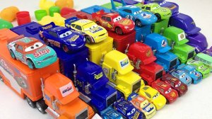 Машинки Тачки Развивающие Мультики с Игрушками Учим Цвета