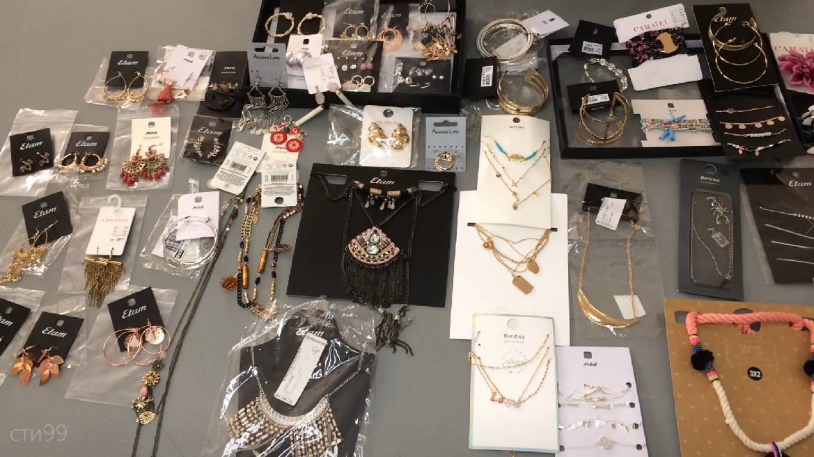 сти99. Бижутерия MOA/Etam Франция сток