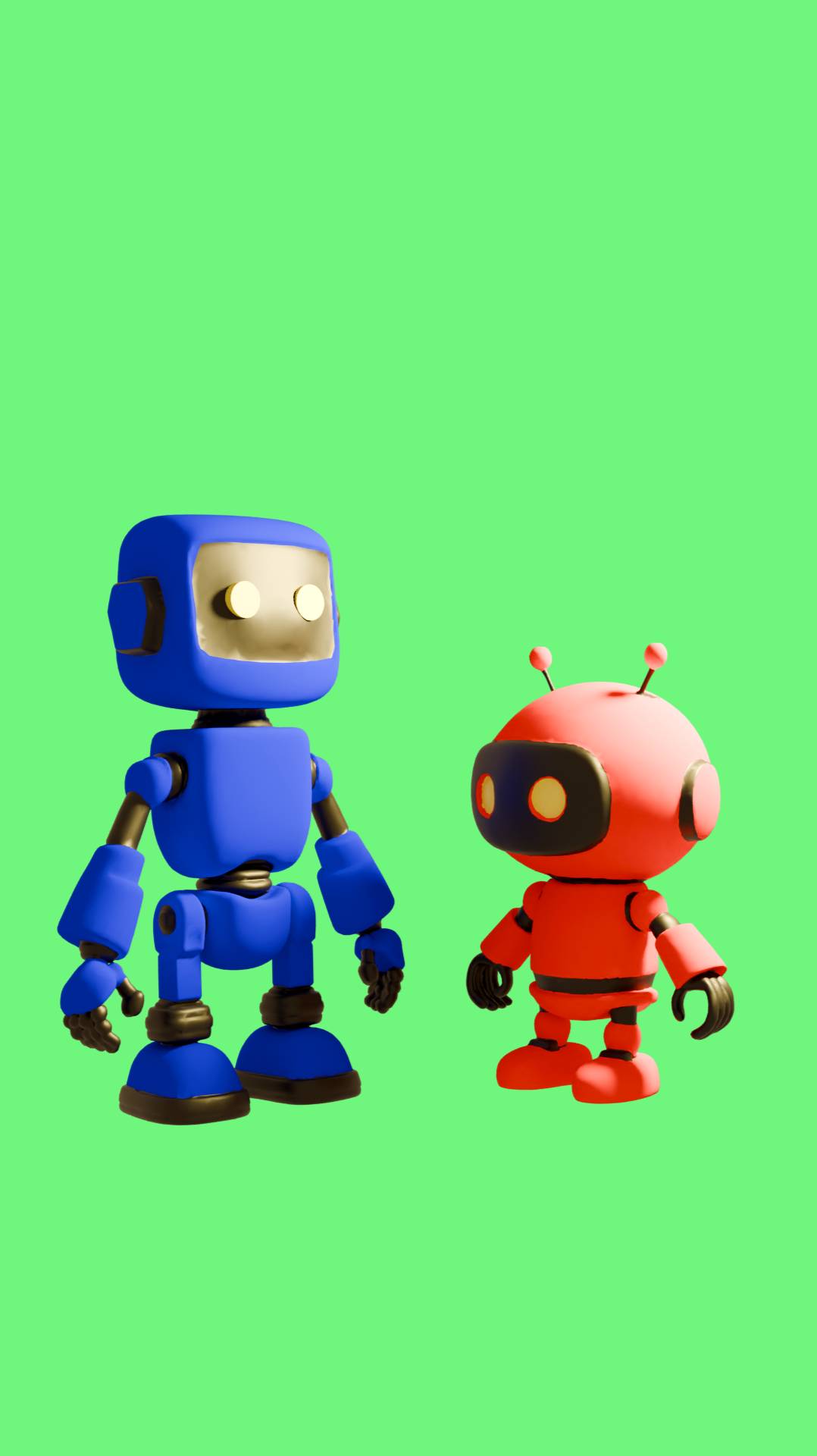 Весёлые роботы и башня 🤖мультфильм скоро на канале!