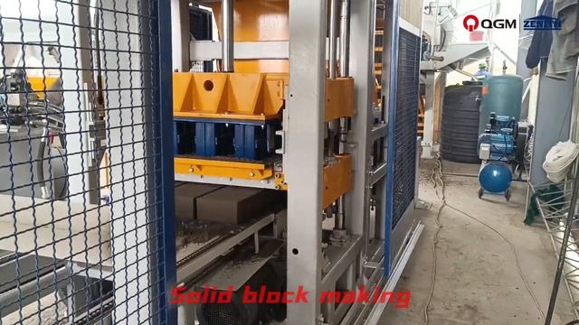 QT6 автоматический вибропресс для производства тротуарных плиток