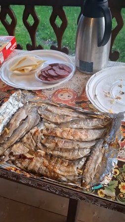 Телецкая селёдка в фольге на гриле для туристов: ароматный деликатес Алтая 🍴🔥