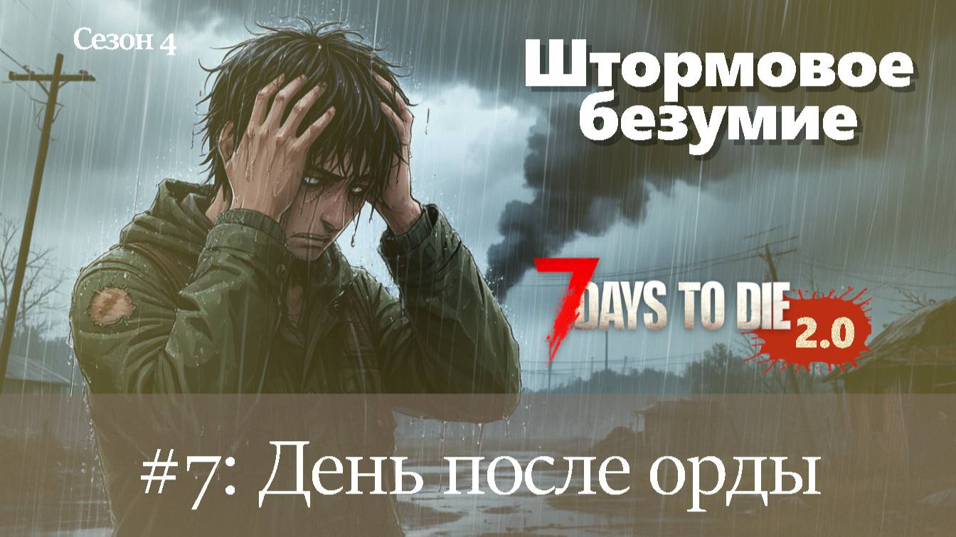 #7: День после орды | 7 Days to Die (v.2.0) - Штормовое безумие