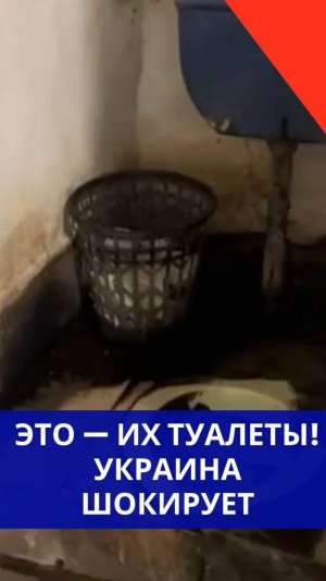 Ужасающее зрелище! Так выглядят туалеты на Украине. И там говорили, что русские воруют их унитазы?!