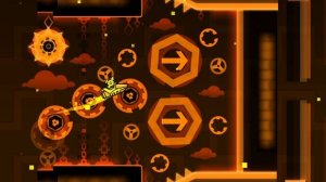 Прохождение нереально крутого уровня Dark Paradise в Geometry Dash