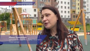 Инна Ванькина о новой детской площадке по губернаторскому проекту «Вам решать!»