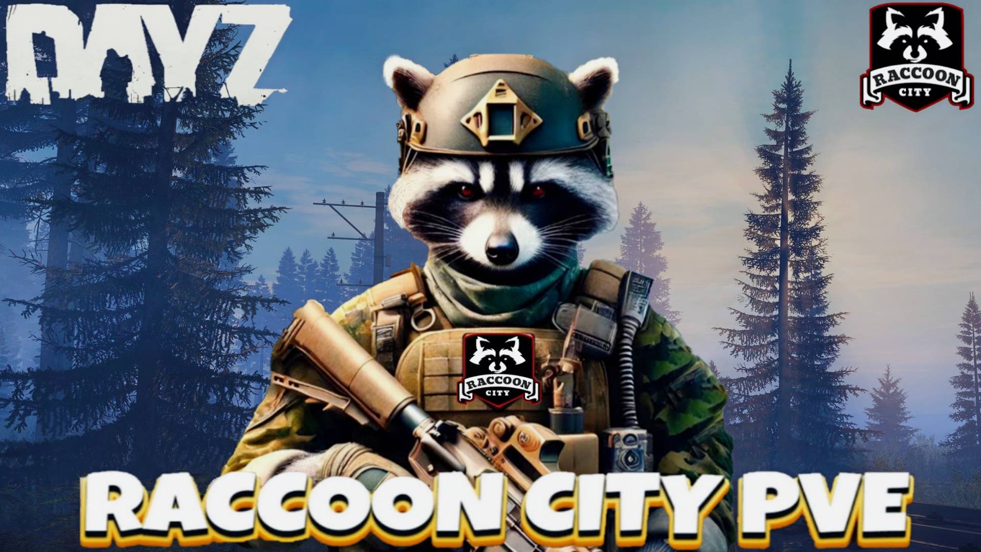 Стрим по игре DayZ / сервер Raccoon City PVE 5 + AI БОТЫ /