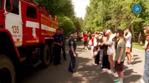 Газовики и пожарные провели урок безопасности в летнем лагере под Тюменью