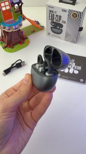 TECNO FreeHear 1 🔥НОВЫЙ ФОРМ-ФАКТОР - БЕСПРОВОДНЫЕ НАУШНИКИ-КЛИПСЫ, до 28 ЧАСОВ БЕЗ ЗАРЯДА