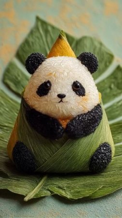 Идеальный обед.#милота #еда #панда #бенто #рисовыйарт #kawaii # #нейросеть