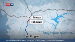 РЖД открыли вторые пути на двух перегонах-рекордсменах БАМа