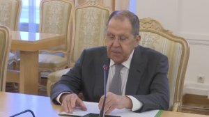 С.В.Лавров и Ф.Бен Фархан, Москва, 4 июля 2025 года