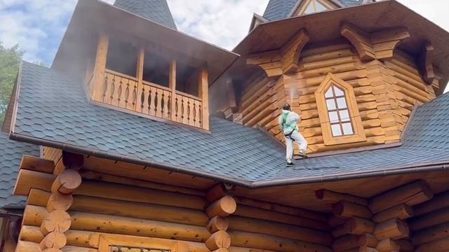Обработка Храма от жука точильщика!