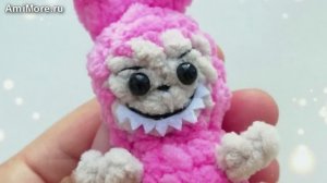 Амигуруми: схема Монстрик Бу | Игрушки вязаные крючком