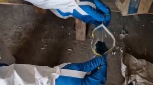 Une cache des Forces armées ukrainiennes contenant de la chloropicrine.