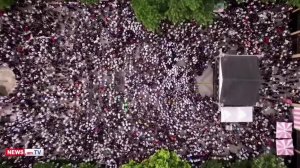 В Ереване тысячи людей вышли на улицы в поддержку предпринимателя Самвела Карапетяна