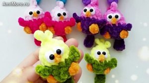 Амигуруми: схема Попугайчик | Игрушки вязаные крючком